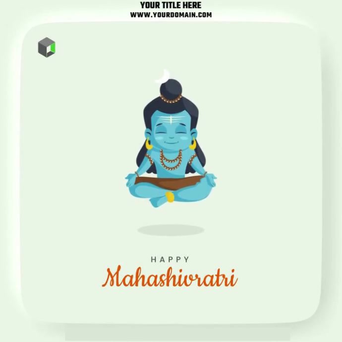 Plantilla de Maha shiv ratri | PosterMyWall