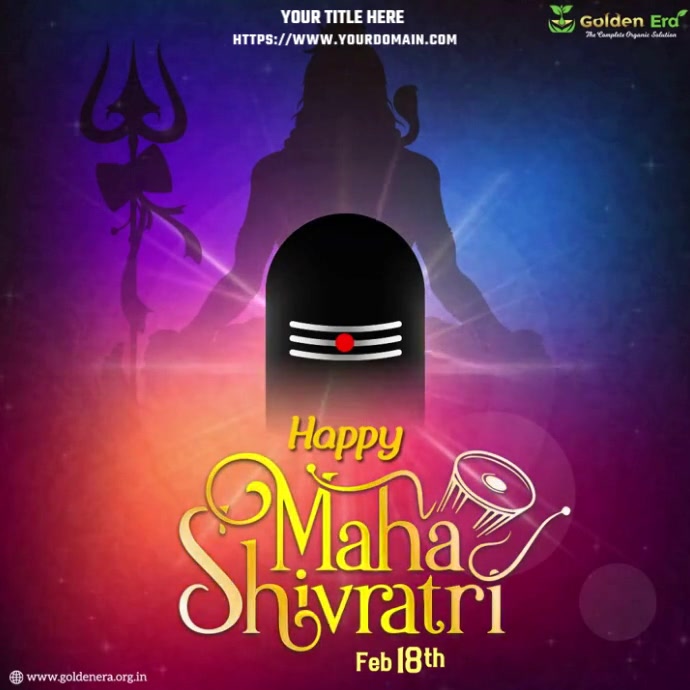 Maha Shivaratri 2025 Template | PosterMyWall