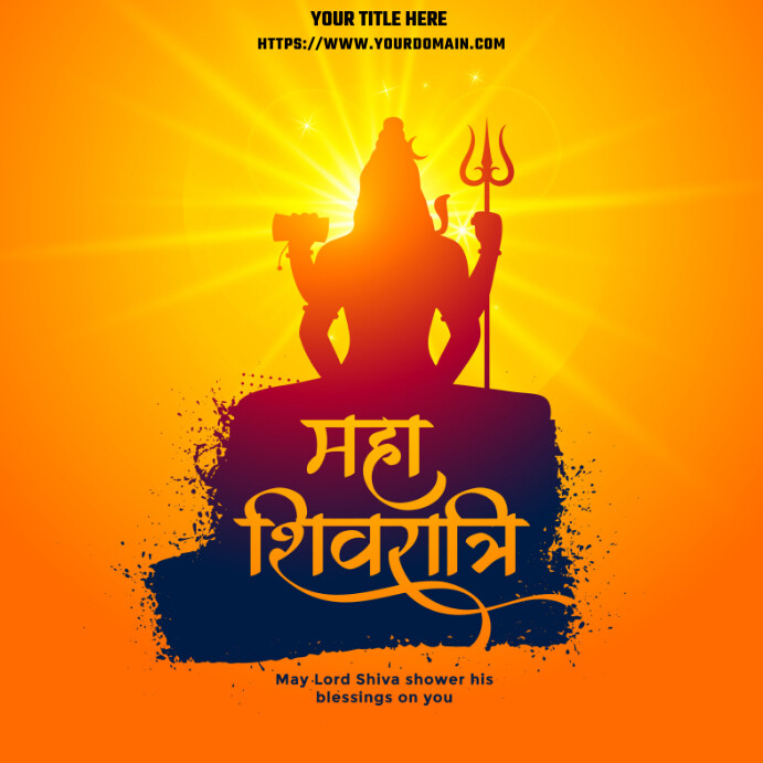 Maha Shivaratri 2025 Template | PosterMyWall