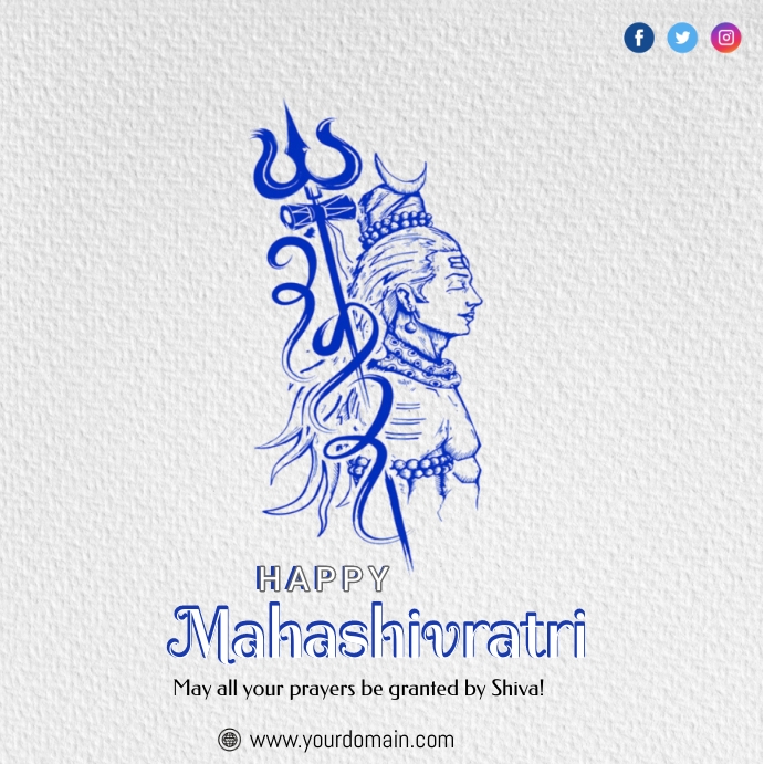 Maha Shivaratri Template | PosterMyWall