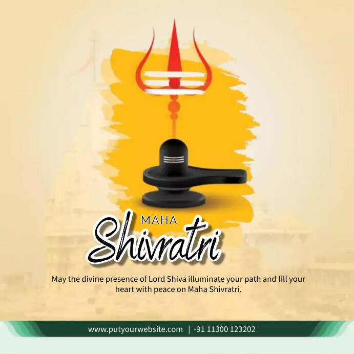 Maha Shivaratri Template | PosterMyWall