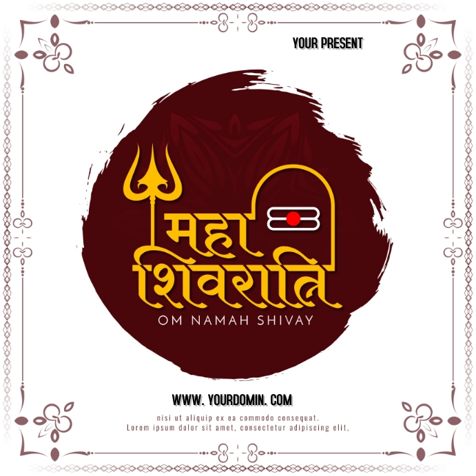 Maha Shivaratri Template | PosterMyWall