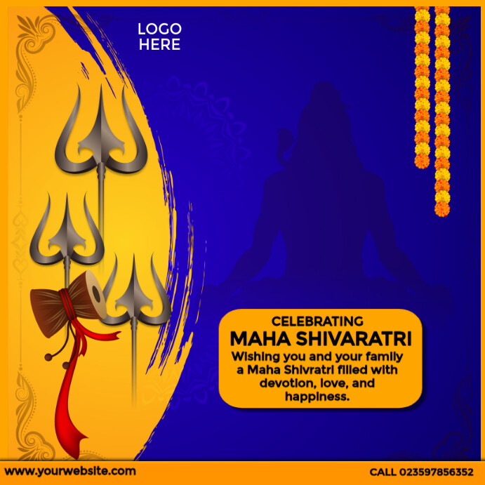 Maha Shivaratri Template | PosterMyWall