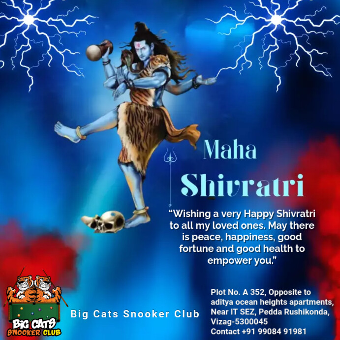 Maha Shivratri Template | PosterMyWall