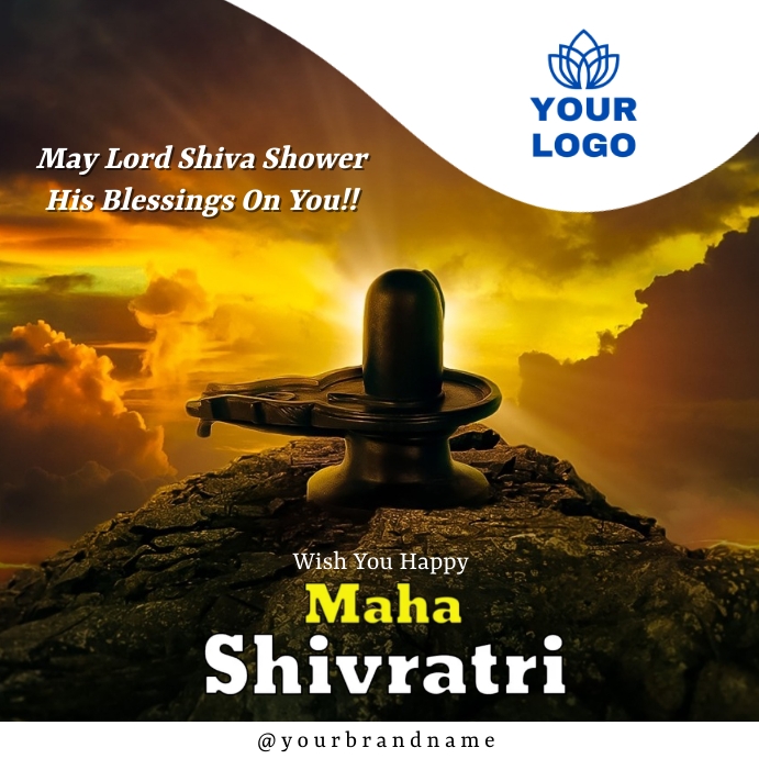 Plantilla de Maha Shivratri Post | PosterMyWall