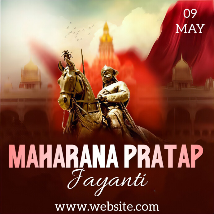 Modèle Maharana Pratap Jayanti | PosterMyWall