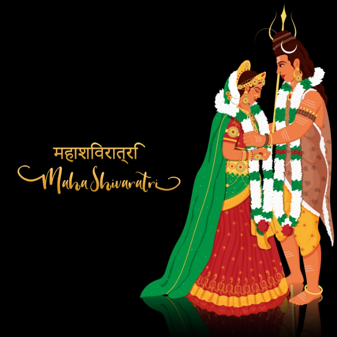 mahashivratri greeting post Template | PosterMyWall