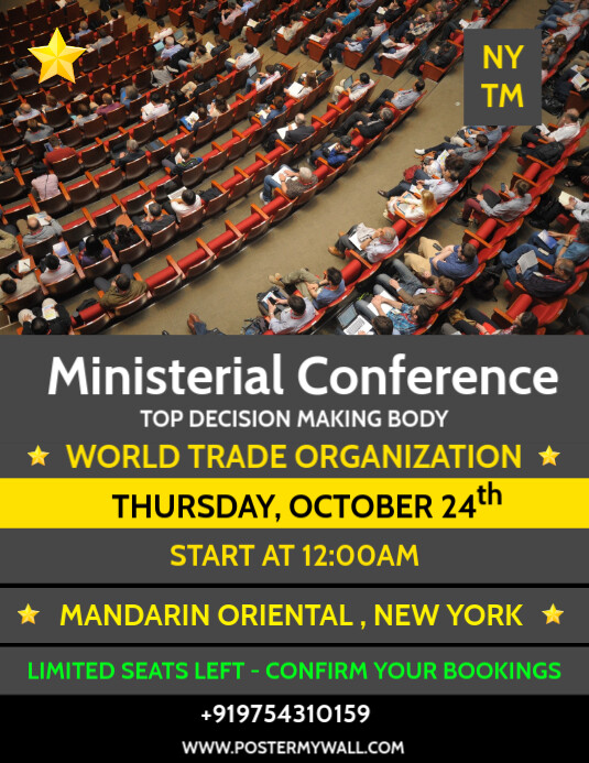 Main Conference Premium Template | PosterMyWall