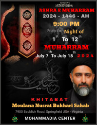 Majalis e Aza Imam Husain (A.S) Template | PosterMyWall