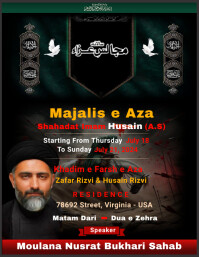 Majalis e Aza Imam Husain (A.S) Template | PosterMyWall
