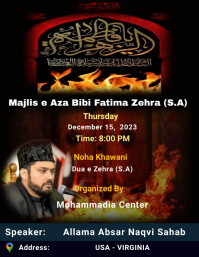 Majlis Bibi Fatima Zehra (S.A) (3) Template | PosterMyWall