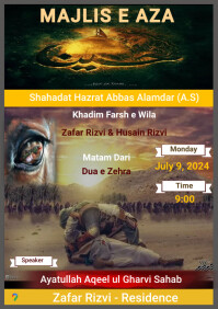 Majlis e Aza Template | PosterMyWall