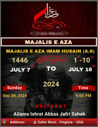 Muharram ul Haram - Majlis Imam Husain (A.S) Template | PosterMyWall