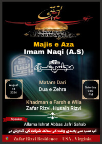 Majlis e Aza Template | PosterMyWall