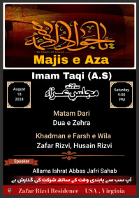 Majlis e Aza Template | PosterMyWall