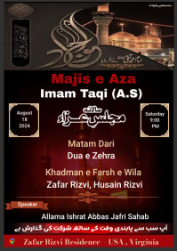 Majlis e Aza Template | PosterMyWall