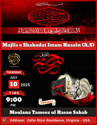 Majlis e Aza Template | PosterMyWall