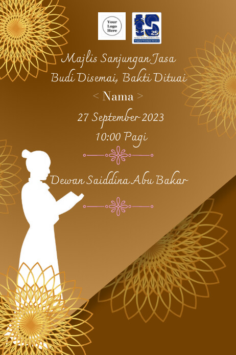 Plantilla de Majlis Persaraan | PosterMyWall