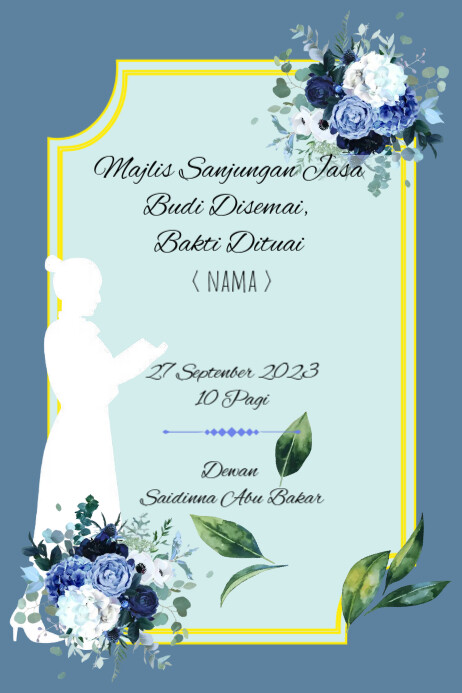 Plantilla de Majlis Persaraan | PosterMyWall