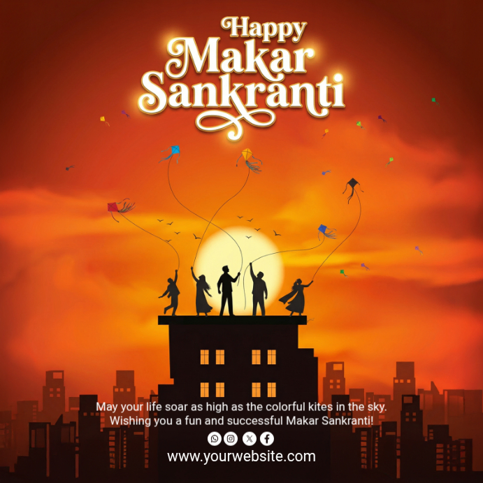 Makar Sankranti Template | PosterMyWall