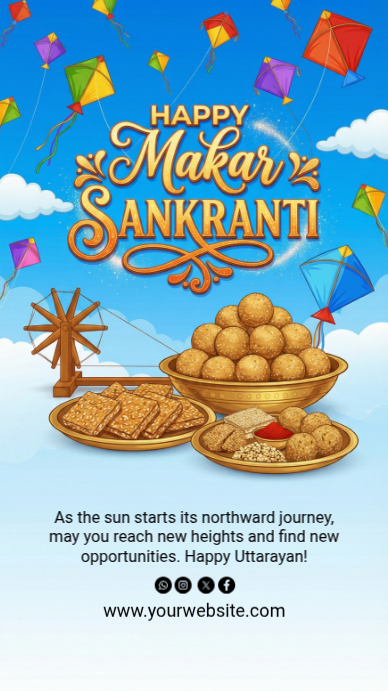 Makar Sankranti Template | PosterMyWall