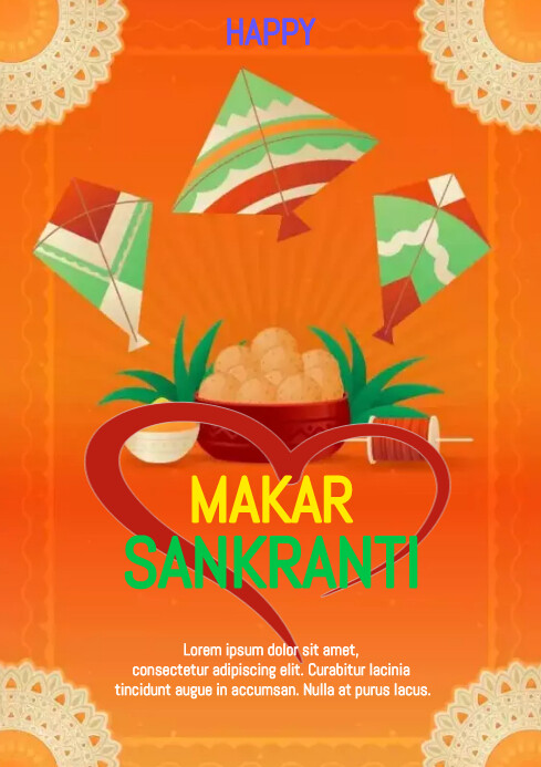 makar sankranti Template | PosterMyWall