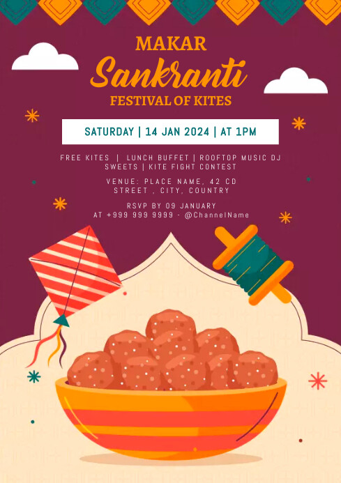 makar sankranti Template | PosterMyWall