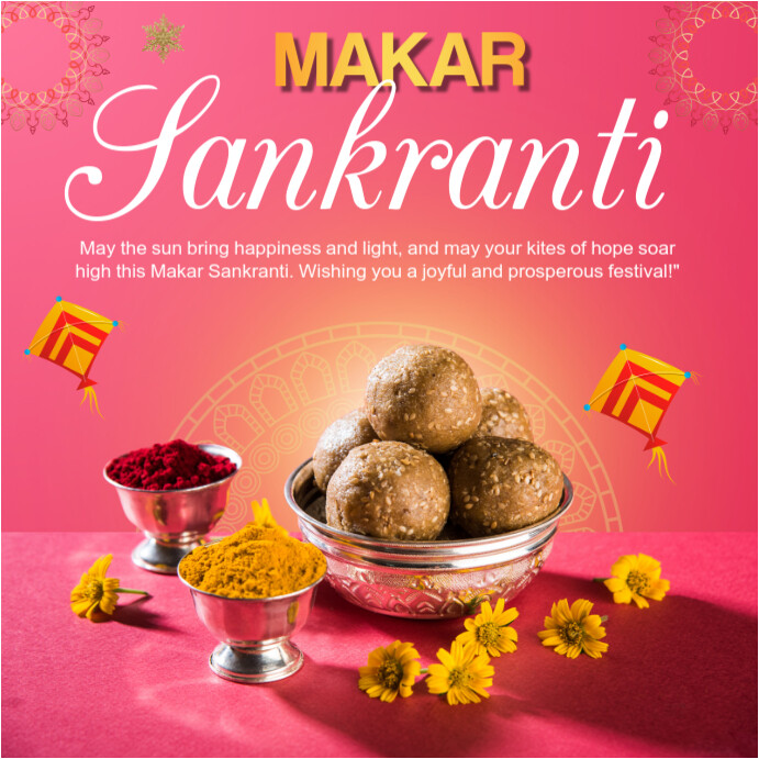 Makar Sankranti Post Template | PosterMyWall