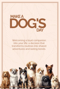National Dog Day Poster Template | PosterMyWall