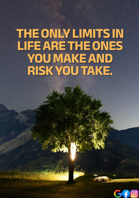 MAKE AND RISK QUOTE TEMPLATE | PosterMyWall