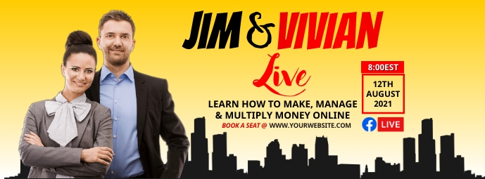Copy of Make money online Facebook Cover | PosterMyWall