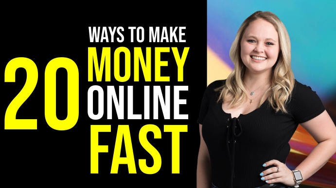 Make Money Online Youtube Thumbnail Template | PosterMyWall