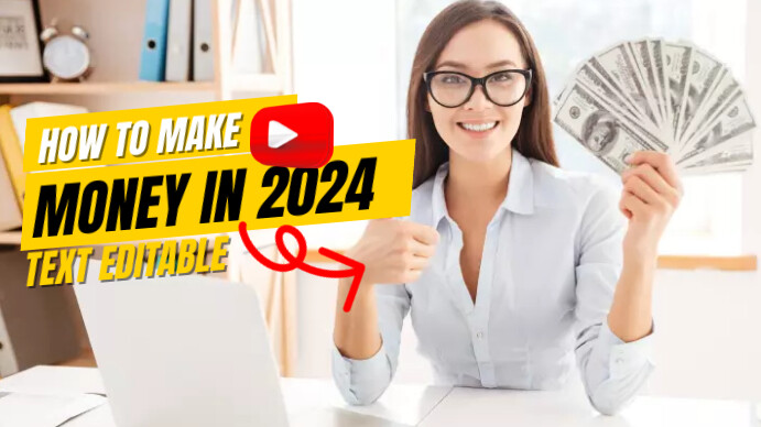 Make money YouTube Thumbnail | PosterMyWall