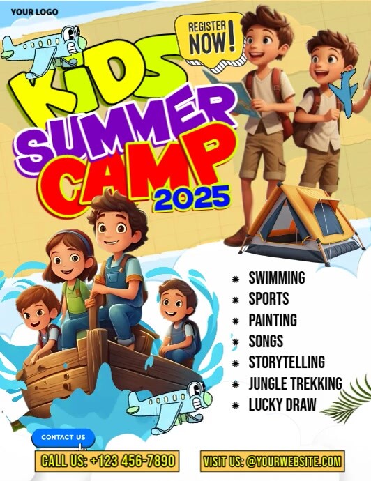 Modèle Make This Summer Unforgettable – Join Kids Summer Camp ...