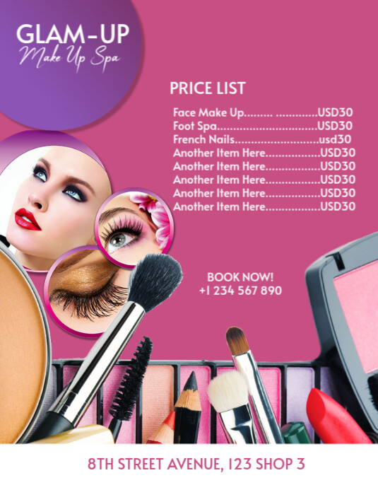 make up Template | PosterMyWall