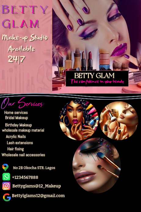 Modèle Make up poster image template design | PosterMyWall