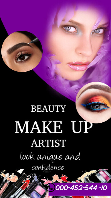 make up template | PosterMyWall
