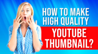 Make YouTube thumbnail Editable Template | PosterMyWall