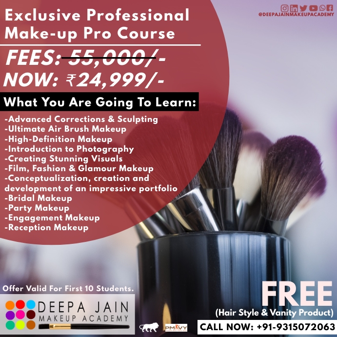 MAKE_UP_ARTIST_POSTER Template | PosterMyWall