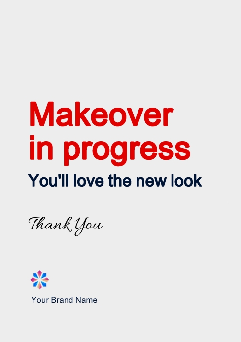 Copy of makeover renovation flyer | PosterMyWall