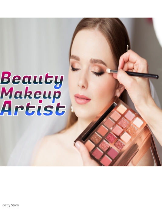 Makeup Artist Template PosterMyWall Makeup Artist Template PosterMyWall