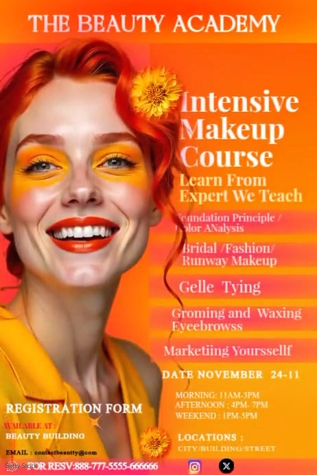 Copy of Makeup Artist Poster Templates | PosterMyWall