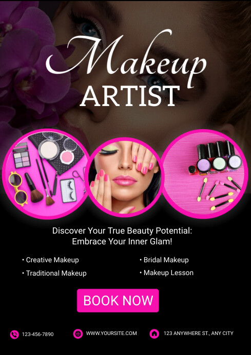 Copy of Makeup Artist Template | PosterMyWall