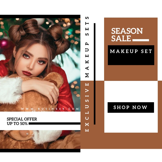 MAKEUP FASHION POSTER Template | PosterMyWall