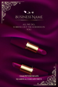 Makeup Artist Poster Template | PosterMyWall