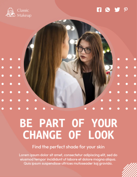 Makeup Flyer Template | PosterMyWall