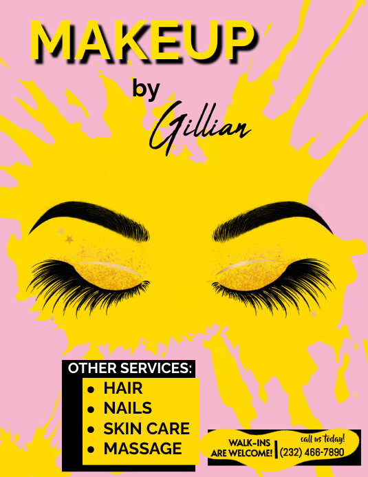 makeup poster Template | PosterMyWall