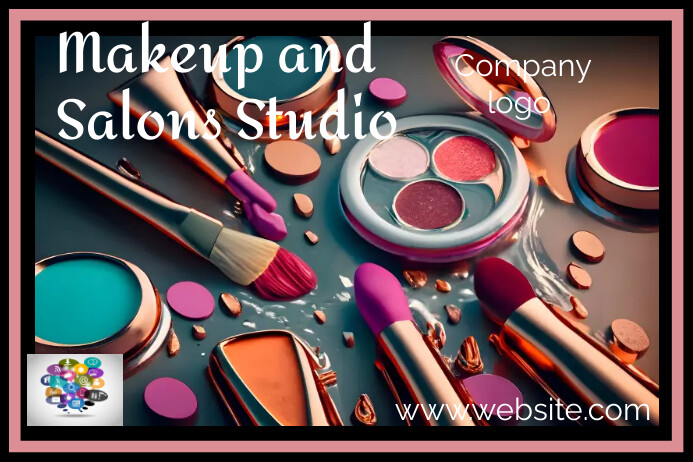 Makeup studio and Salon Poster Templat | PosterMyWall