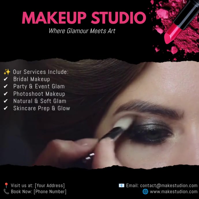 Copy of Makeup Studio | PosterMyWall