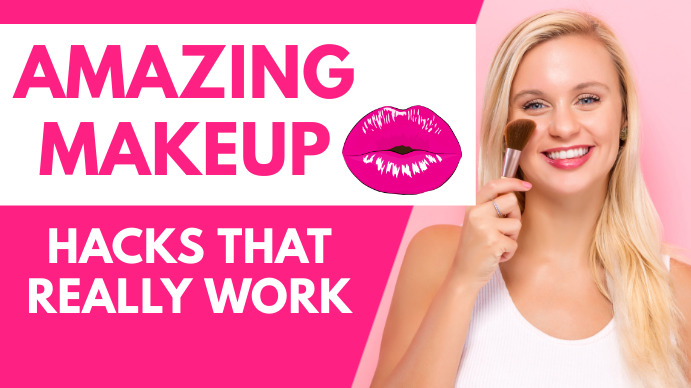 Copy of Makeup Women YouTube Thumbnail templates | PosterMyWall